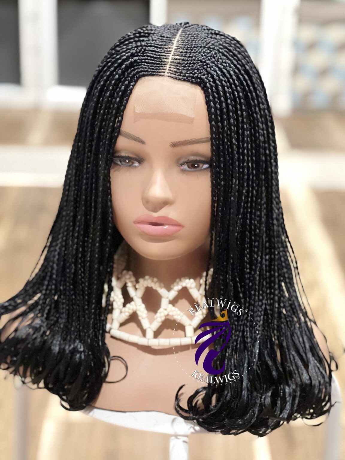 Buy Quality Wily - Side Part Cornrow Curly Wig from RealWigs