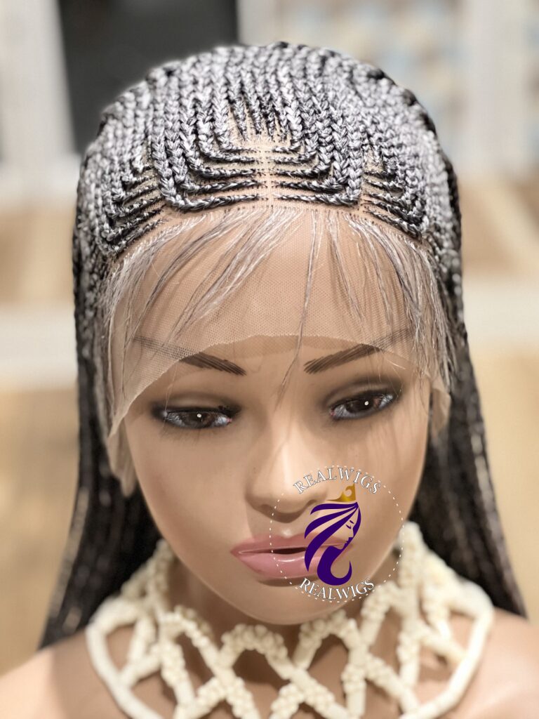 Buy Quality Wily - Side Part Cornrow Curly Wig from RealWigs