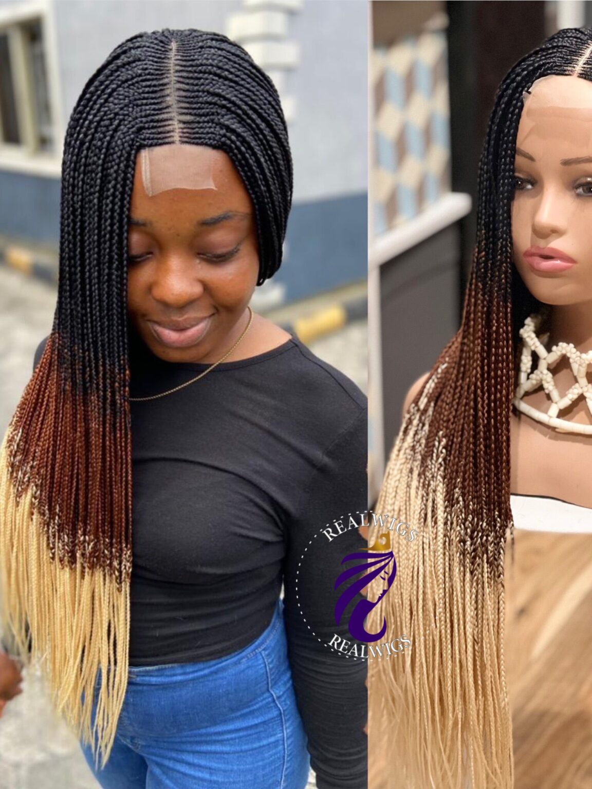 Buy Quality Bambi - Handmade Box Braided Wig from RealWigs